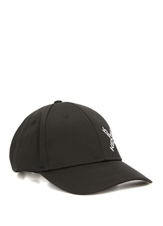 Kenzo Kadın Siyah Logo Baskılı Şapka EU