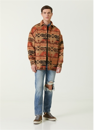 Rhude Erkek Mavi Yıpratma Detaylı Jean Pantolon Lacivert 3 US Rhude Erkek Mavi Yıpratma Detaylı Jean Pantolon Lacivert 3 US