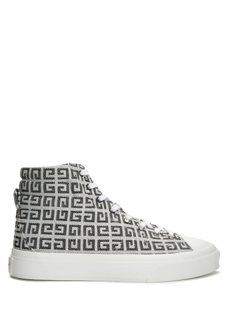 Givenchy Erkek Krem Gri Logo Jakarlı Sneaker Beyaz 4 Eu Givenchy Erkek Krem Gri Logo Jakarlı Sneaker Beyaz 4 Eu