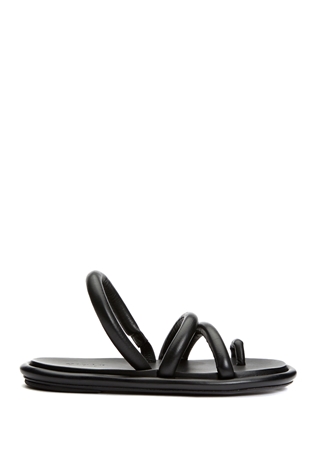 Marsell Kadın Siyah Deri Sandalet 36.5 EU