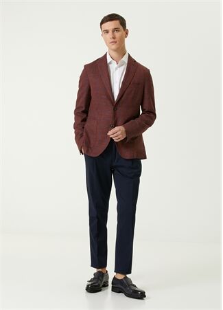 Palzileri Lab Erkek Lacivert Pilili Pantolon 48 IT