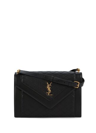 Kadın Satchel Siyah Kapitoneli Deri Omuz Çantası EU Kadın Satchel Siyah Kapitoneli Deri Omuz Çantası EU