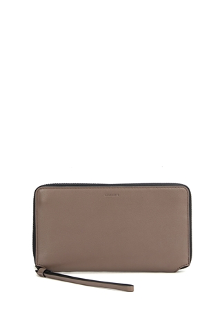 Allsaints Kadın Fetch Vizon Deri Cüzdan Bej EU