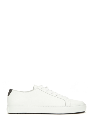 Beymen Collection Erkek Beyaz Dokulu Deri Sneaker 42