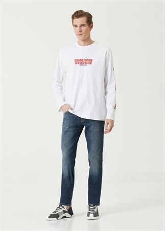 Dolce&Gabbana Erkek Lacivert Jean Pantolon Mavi 44 IT