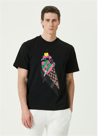 Icecream Erkek Siyah Logo Baskılı T-shirt S Eu Icecream Erkek Siyah Logo Baskılı T-shirt S Eu