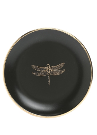 Mi Su Deco Dragonfly 6lı Siyah Baskılı Porselen Tabak Seti Çok Renkli Mi Su Deco Dragonfly 6lı Siyah Baskılı Porselen Tabak Seti Çok Renkli