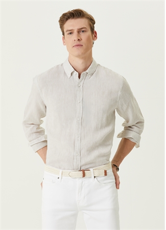 Beymen Collection Erkek Comfort Fit Taş Düğmeli Yaka Gömlek Gri S Eu Beymen Collection Erkek Comfort Fit Taş Düğmeli Yaka Gömlek Gri S Eu