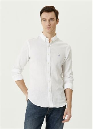 Polo Ralph Lauren Erkek GÖMLEK Beyaz S EU