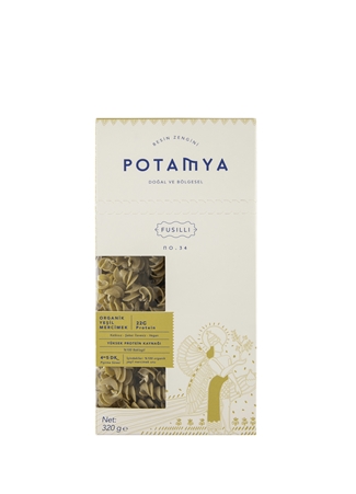 Potamya Organik Yeşil Mercimek 320 Gr Fusilli Makarna Beyaz Eu Potamya Organik Yeşil Mercimek 320 Gr Fusilli Makarna Beyaz Eu