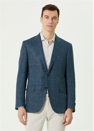 Zegna Erkek Lacivert Yün Ceket 48 It Zegna Erkek Lacivert Yün Ceket 48 It
