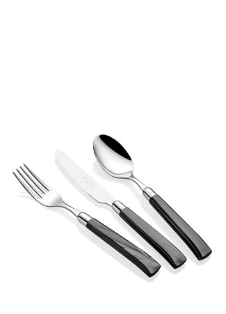 Rivadossi Giada Siyah 75 Parça Çatal Bıçak Takımı Rivadossi Giada Siyah 75 Parça Çatal Bıçak Takımı