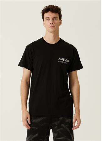 Ambush Erkek Siyah Logo Detaylı T-shirt S EU Ambush Erkek Siyah Logo Detaylı T-shirt S EU