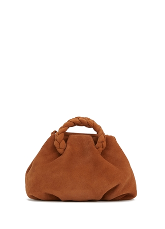 Hereu Kadın Taba Kulp Detaylı Deri Omuz Çantası Kahverengi EU Hereu Kadın Taba Kulp Detaylı Deri Omuz Çantası Kahverengi EU