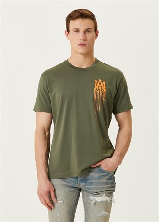 Amiri Erkek Yeşil Logo Baskılı T-shirt S EU Amiri Erkek Yeşil Logo Baskılı T-shirt S EU