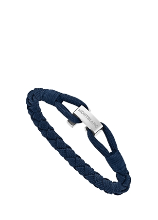 Montblanc Erkek Lacivert Logo Detaylı Bileklik Eu Montblanc Erkek Lacivert Logo Detaylı Bileklik Eu