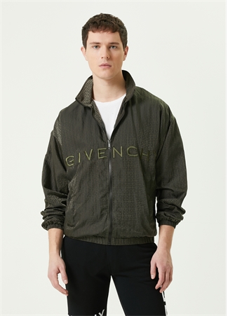 Givenchy Erkek Haki Logo Desenli Nakışlı Mont 48 IT Givenchy Erkek Haki Logo Desenli Nakışlı Mont 48 IT