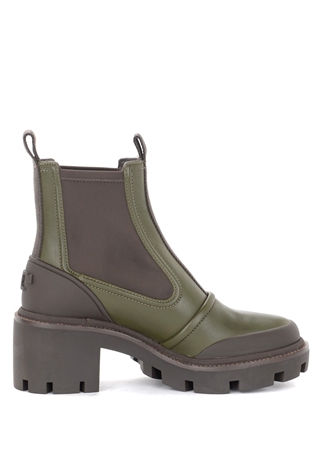 Tory Burch Kadın Haki Banat Detaylı Deri Bot 6 US Tory Burch Kadın Haki Banat Detaylı Deri Bot 6 US