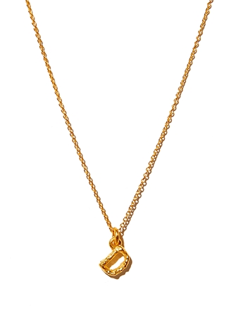 Fidelle Kadın Alphabet Pendant Small D Altın Rengi Kolye S EU Fidelle Kadın Alphabet Pendant Small D Altın Rengi Kolye S EU