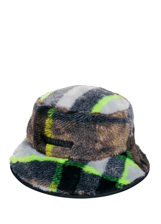 Adidas X Ivy Park Kadın Logo Detaylı Çift Taraflı Bucket Şapka Yeşil M/L EU