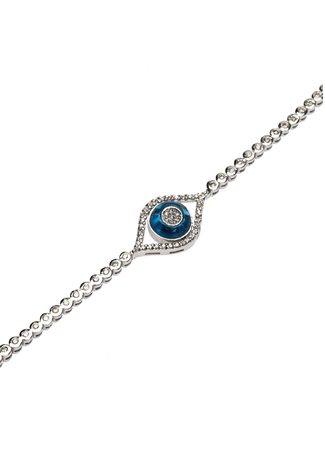 Collection Kadın Nazar Boncuğu Detaylı Altın Rengi Bileklik EU