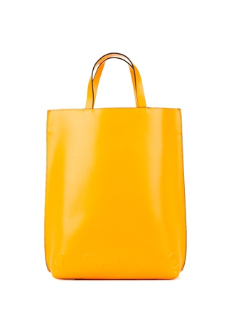 Ganni Kadın Turuncu Logo Detaylı Çanta EU Ganni Kadın Turuncu Logo Detaylı Çanta EU