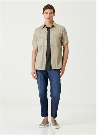 Kiton Erkek Mavi Pilili Jean Pantolon 36 US Kiton Erkek Mavi Pilili Jean Pantolon 36 US