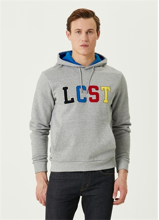 Lacoste Erkek Relaxed Fit Gri Kapüşonlu Logo Nakışlı Sweatshirt M Eu Lacoste Erkek Relaxed Fit Gri Kapüşonlu Logo Nakışlı Sweatshirt M Eu