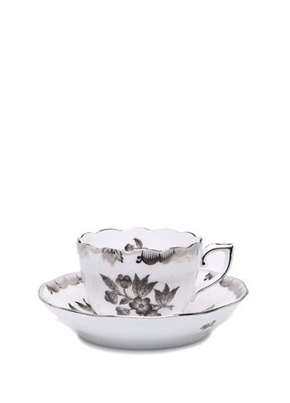 Herend Queen Victoria Porselen Kahve Fincanı Siyah