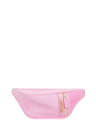 Jacquemus Kadın Pembe Logolu Deri Bel Çantası Eu