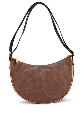 Etro Kadın Etnik Desenli Omuz Çantası Kırmızı EU