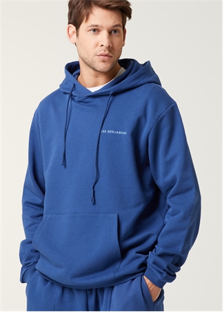 Les Benjamins Erkek Mavi Kapüşonlu Sweatshirt Lacivert L EU Les Benjamins Erkek Mavi Kapüşonlu Sweatshirt Lacivert L EU