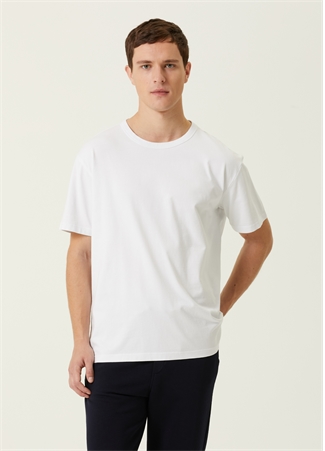 Blender Originated Erkek Beyaz Oversize T-shirt S EU Blender Originated Erkek Beyaz Oversize T-shirt S EU