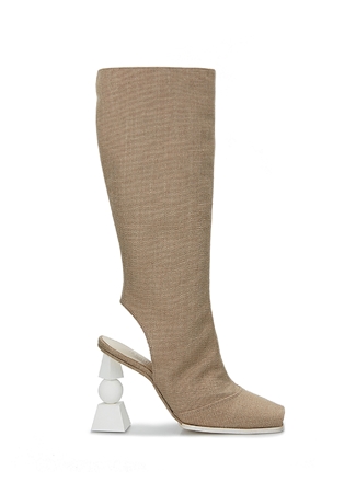 Jacquemus Kadın Vizon Deri Çizme Kahverengi 38 EU Jacquemus Kadın Vizon Deri Çizme Kahverengi 38 EU