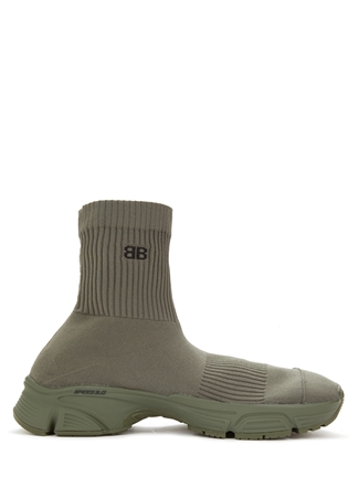 Balenciaga Erkek Haki Logolu Çorap Formlu Sneaker 42 EU Balenciaga Erkek Haki Logolu Çorap Formlu Sneaker 42 EU