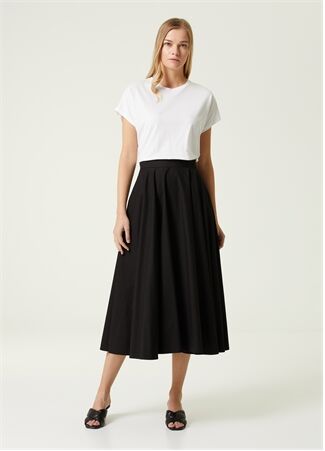 Beymen Collection Kadın Beyaz Bisiklet Yaka T-shirt S