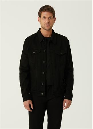 7 For All Mankind Erkek Siyah Polo Yaka Denim Mont S EU 7 For All Mankind Erkek Siyah Polo Yaka Denim Mont S EU