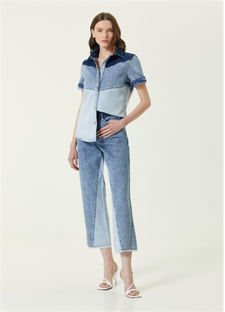 Deep Six Jeans Kadın Marcella Mavi Flare Ankle Jean Pantolon 27 Us Deep Six Jeans Kadın Marcella Mavi Flare Ankle Jean Pantolon 27 Us