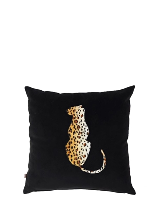 Table And Sofa Leopard Siyah 50x50 cm Dekoratif Yastık Kahverengi Table And Sofa Leopard Siyah 50x50 cm Dekoratif Yastık Kahverengi