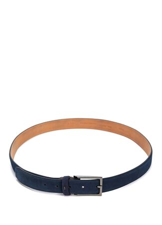 Pal Zileri Erkek Lacivert Süet Kemer 95 EU