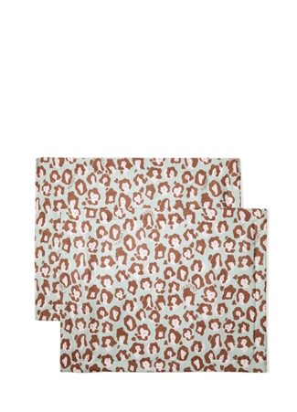La Doublej 2li Desenli 35x45 Cm Keten Amerikan Servis Çok Renkli La Doublej 2li Desenli 35x45 Cm Keten Amerikan Servis Çok Renkli
