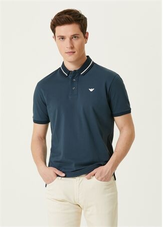Emporio Armani Erkek Polo Yaka Lacivert M Eu