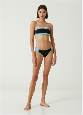 Ayje Kadın Stripe Dance Mavi Siyah Bikini Takımı S Eu Ayje Kadın Stripe Dance Mavi Siyah Bikini Takımı S Eu