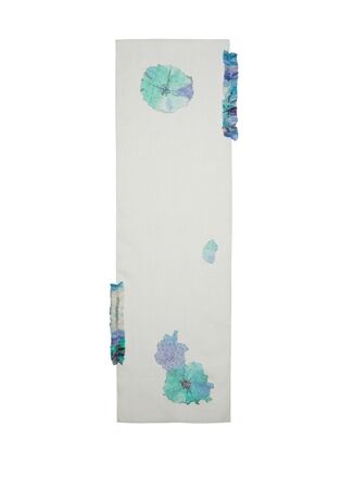 Beymen Collection Kadın Beyaz Gül Desenli Keten Şal EU