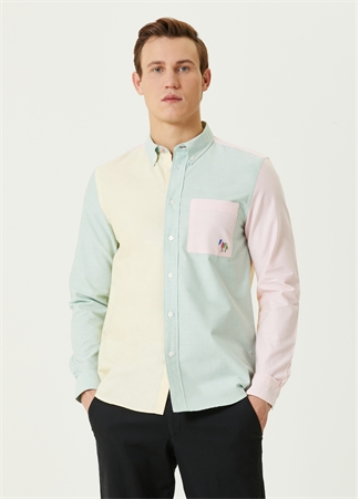 Ps By Paul Smith Erkek Colorblocked Oxford Gömlek S Eu Ps By Paul Smith Erkek Colorblocked Oxford Gömlek S Eu