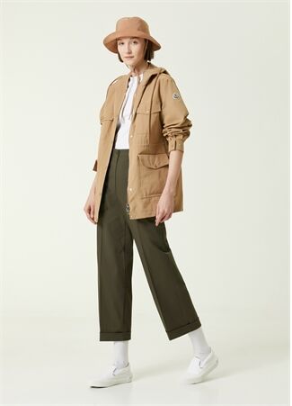 Moncler Kadın Haki Kargo Pantolon 40 IT