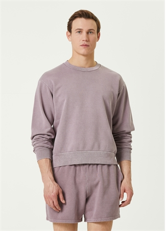 John Elliott Erkek Bordo Sweatshirt M Eu
