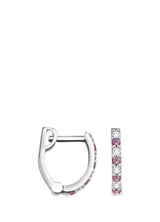 Collection-Pimiento Kadın Tiny Treasure Beyaz Altın Rengi Tekli Küpe EU