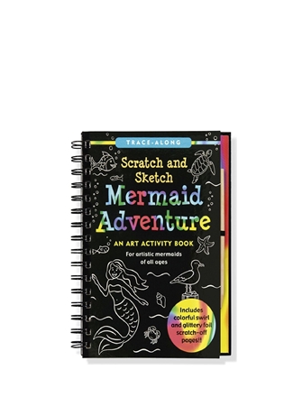 Peter Pauper Press Çocuk Scratch Sketch Mermaid Adventure Etkinlik Kitabı EU Peter Pauper Press Çocuk Scratch Sketch Mermaid Adventure Etkinlik Kitabı EU