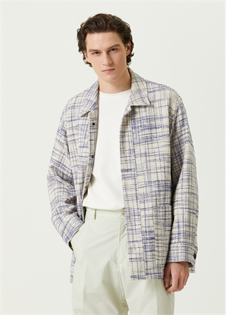 Solid Homme Erkek Mavi Tweed Gömlek 46 It Solid Homme Erkek Mavi Tweed Gömlek 46 It